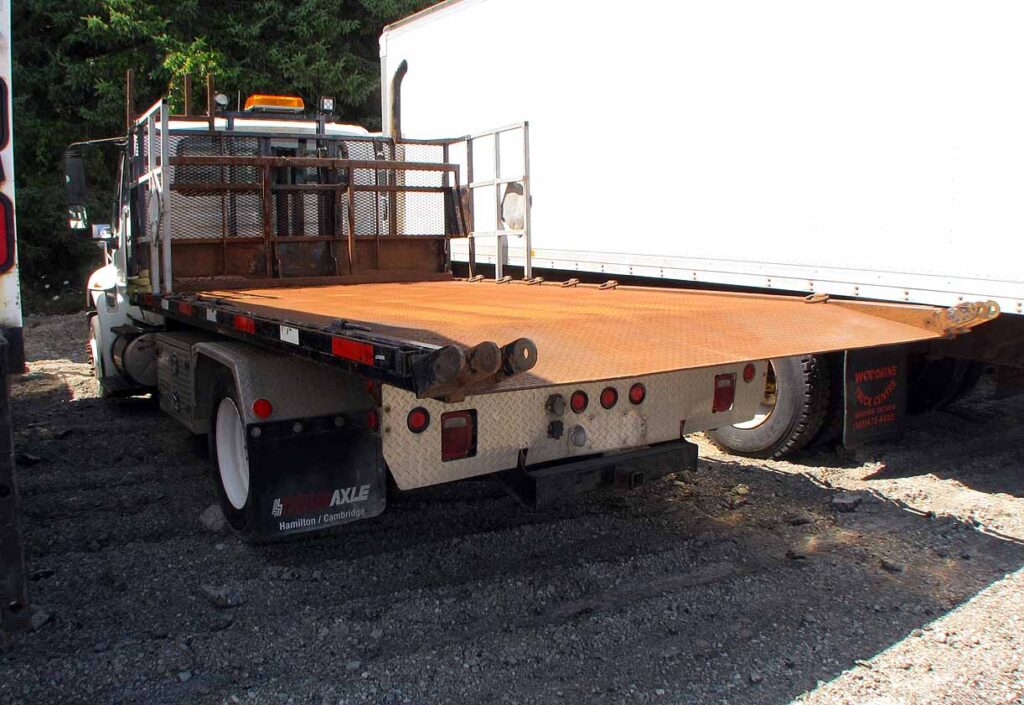 . International 4300, 2012, 6.4L, AT-HB, Flatbed Tilt & Load, N#1324 ...