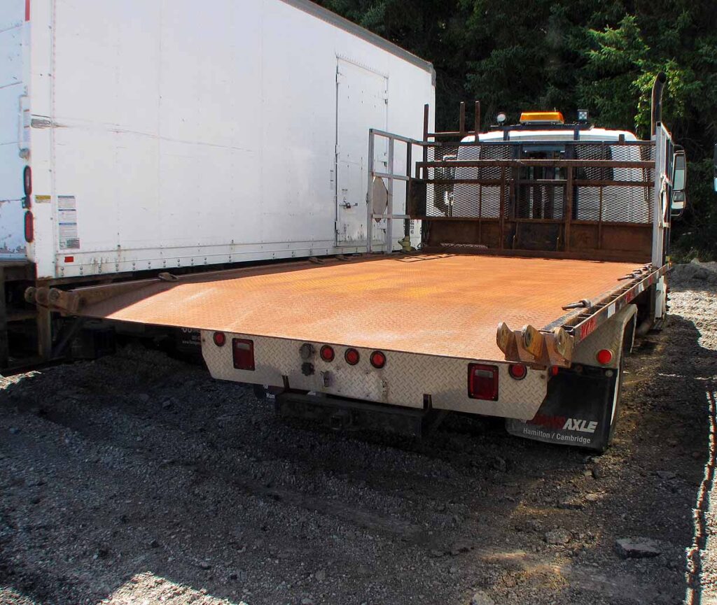 . International 4300, 2012, 6.4L, AT-HB, Flatbed Tilt & Load, N#1324 ...