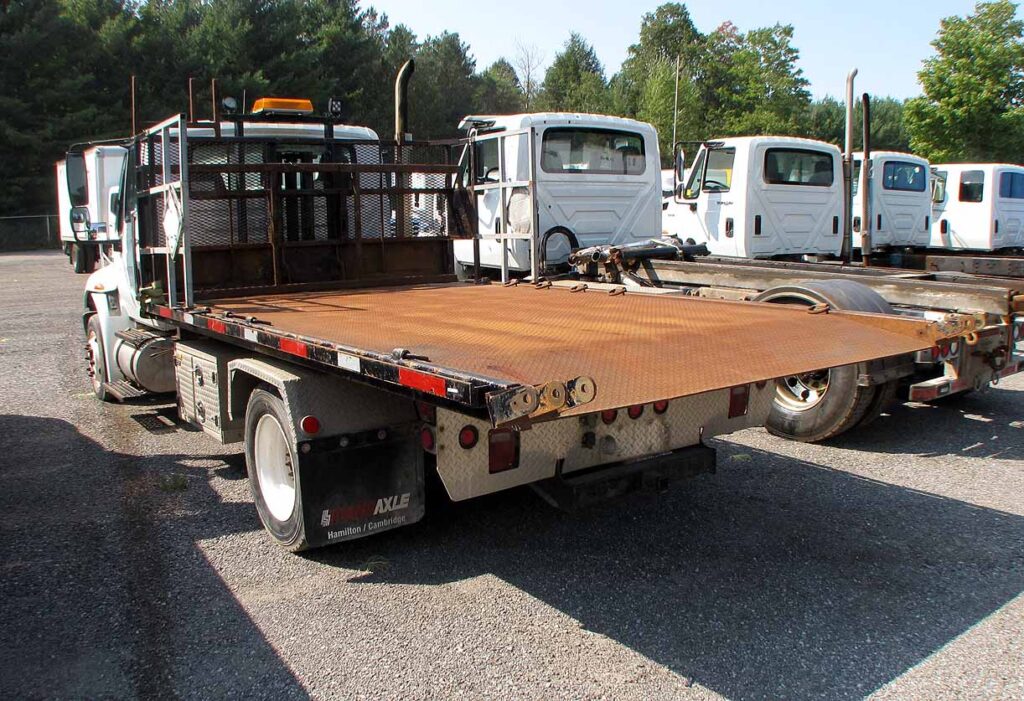 . International 4300, 2012, 6.4L, AT-HB, Flatbed Tilt & Load, N#1324 ...